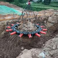 China 1470 kg High Pile Breaking Efficiency Round Concrete Pile Head Cutter for Construction for sale