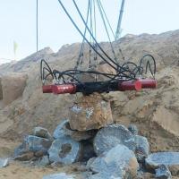 China 1470 kg High Pile Breaking Efficiency Round Concrete Pile Head Cutter for Construction for sale