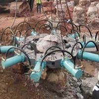 China 1470 kg Circular Hydraulic Pile Breaker Attachment for Smooth Pile Demolition Process for sale