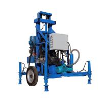 China Pneumatic Bolt Drill 300m Depth Hydraulic Rock Borehole Water Well Drilling Rig Machine for sale