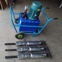 China Manufacturing Plant Complete Hydraulic Quarry Using Powerful Mining Rock Splitting Machine for sale