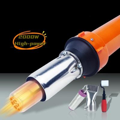 China 335*82*82mm Plastic Welding Kits Handheld Hot Air Welding Gun with 2KW Power for sale