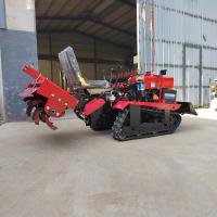 China Rotary Tiller Crawler Tractor for Agricultural Farm Equipment and 1200mm Working Width for sale