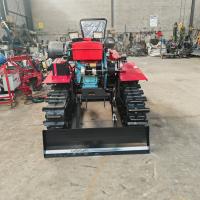 China Agricultural Farm Machinery Crawler Tiller Rotary Lawn Tractor with and Disel Engine Type for sale