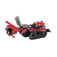 China Disel Engine Multifunctional Agricultural Rotavator Cultivator Small Crawler Tiller for sale