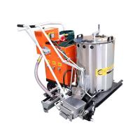China Hand Push Road Marking Machine with Glass Beads Dispenser Line Thickness 1-2 mm 3.2 for sale