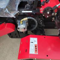 China Agricultural Orchard Rotary Tiller Tractor With Rubber Crawler Cultivator Tractor for sale