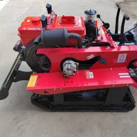 China Agricultural Orchard Rotary Tiller Tractor With Rubber Crawler Cultivator Tractor for sale