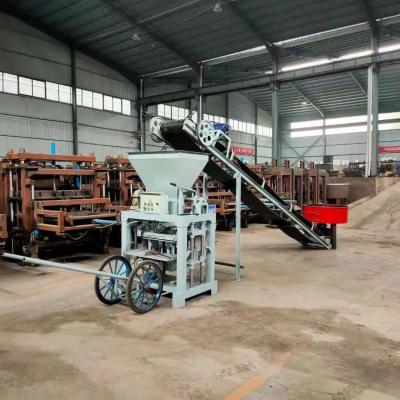 China Qt40-3d Egg Laying Mobile Diesel Hollow Brick Machine Paving Block Making Machinery for sale