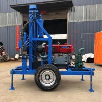 China Diesel Portable Water Well Drilling Rig Machine for Spt Gold Mining Core Sample Drilling for sale