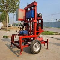 China Diesel Portable Water Well Drilling Rig Machine for Spt Gold Mining Core Sample Drilling for sale