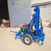 China 550 KG Water Wells Rock Drill Rig for Deep Diesel Borehole Drilling Machine up to 200m for sale