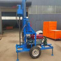 China Compact Diesel Electric Water Well Drilling Machine for 200m Drilling and Rigging for sale