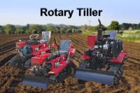 China Disel Engine 800 KG Rubber Crawler Tractor for Rice Field Silt Crawler Rotary Cultivator for sale