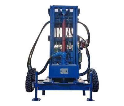 China Max Drilling Depth 180m Hydraulic Portable Diesel Water Well Drilling Rig for Borewell for sale