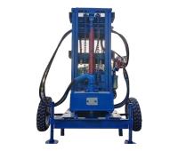 China 550 KG Pneumatic Bolt Drill for 150 Meters Depth Diesel Engine Water Well Drilling Rig for sale