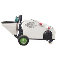 China 4kw Motor Power Modular House Cement Plastering Sprayer with Stucco Putty Spraying Hopper for sale