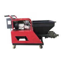 China 4kw Motor Power Diesel Type Cement Mortar Spraying Machine for Plastering 1.52*0.68*0.95 for sale