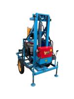 China Pneumatic Bolt Drill 200m Diesel Hydraulic Small Portable Water Well Drilling Machine for sale