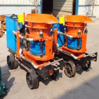 China Orange Concrete Spray Gunite Shotcrete Machine Operating Air Pressure 0.2-0.4MPa for sale