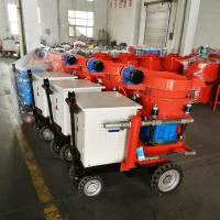 China Orange Concrete Spray Gunite Shotcrete Machine Operating Air Pressure 0.2-0.4MPa for sale