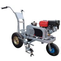 China 85 kg Gasline Engine Hand-push Single And Double Gun Cold Spray Road Marking Machine for sale