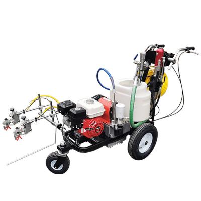 China High Pressure Hand Push Type Cold Spray Scribbling Machine for Municipal Road Drawing for sale