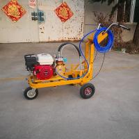 China Hand-push Asphalt Pavement Parking Space Marking Machine with Single/Double Spray Gun for sale