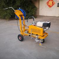 China Hand-push Asphalt Pavement Parking Space Marking Machine with Single/Double Spray Gun for sale