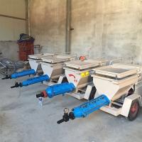 China 20m Spraying Distance Mortar Spraying Machine With Mixer Screw Type Plastering Machine for sale