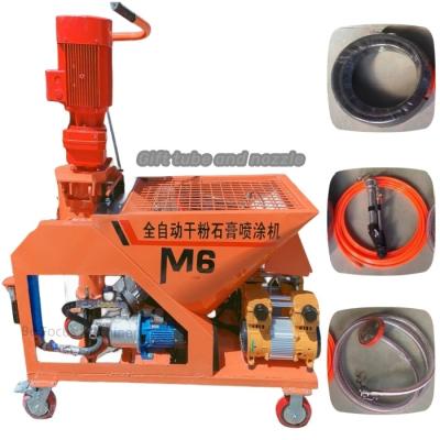China Applicable Materials Gypsum M6 Mortar Spray Machine for Wall Concrete Putty Spraying for sale