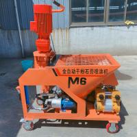 China Applicable Materials Gypsum M6 Mortar Spray Machine for Wall Concrete Putty Spraying for sale