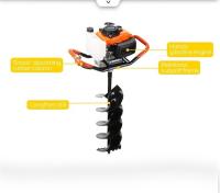 China 1.1 Ton Excavator Operated Ground Hole Digging Machine Max. Depth 50-150CM Customizable for sale