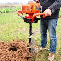 China Compact Handheld Auger Perfect for Soil Hole Digging and More Auger Drill Diameter 7-80CM for sale