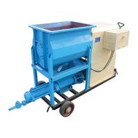 China 7.5kw Mortar Conveying Screw Type Grouting and Mixing Machine for Construction Works for sale