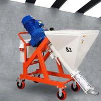 China 50L Hopper Capacity Hydraulic Wall Stucco Plastering Machine for 60M Conveying Distance for sale