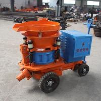 China 10-15m3/min Air Consumption Wet Mixed Sand Cement Mortar Pump Plaster Spraying Machine for sale