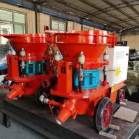 China 10-15m3/min Air Consumption Wet Mixed Sand Cement Mortar Pump Plaster Spraying Machine for sale