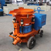 China 10-15m3/min Air Consumption Wet Mixed Sand Cement Mortar Pump Plaster Spraying Machine for sale