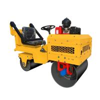 China 1000*1000*1200mm Size Double Drum Soil Road Roller with Hydraulic Valve Bran for sale
