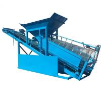 China Three Layer Vibration Mobile Silica Sand Screening Machine for 1800 KG Ore Production for sale
