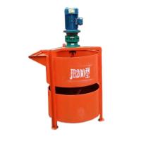 China High Speed Pulping Machine and 350 Secondary Mixing Barrel for Vertical 200 Cement Mortar Mixer for sale