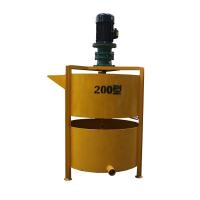 China Double Layer Mortar Mixing Tank 200l Large Capacity Electric Flat Port Secondary Mixer for sale