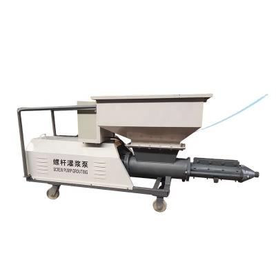 China Efficiency Construction Cnc Screw Concrete Mixer Pump Cement Mortar Grouting Machine for sale