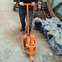 China 1.1*0.3*0.55m Size Cement Mortar Hand Concrete Injection Grouting Pump with 12 Months for sale