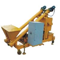 China Plastering Get Gypsum Plaster Powder Machine Diesel Mobile Concrete Pump Truck with Mixer 2500 kg for sale