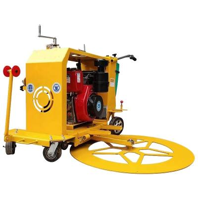 China Road Round Manhole Covers Cutting Machine 130mm Cutting Depth Gasoline/Diesel Powered for sale