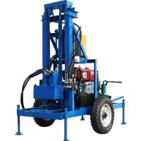 China Competitive 200m Diesel Hydraulic Small Portable Water Well Drilling Rig for Drilling for sale