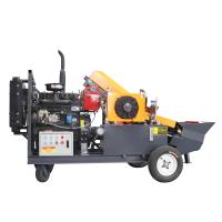 China Building Material Shops Requirement Diesel Concrete Pump Truck with High Load Moment for sale