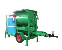 China Easy Maintenance Large Particle Concrete Mobile Mixer With Concrete Pump Grout Pump for sale